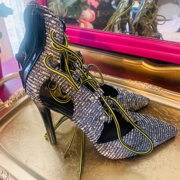 Paper Fox | Shoes | Lace Up Heels | Poshmark